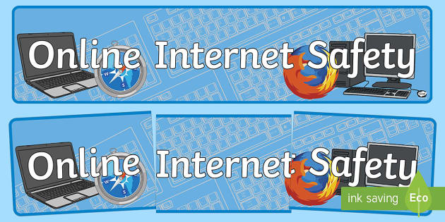 Online Internet Safety Display Banner - esafety, e-safety