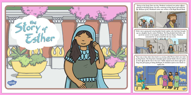 The Story of Esther Bible Story Cards | Primary Resources