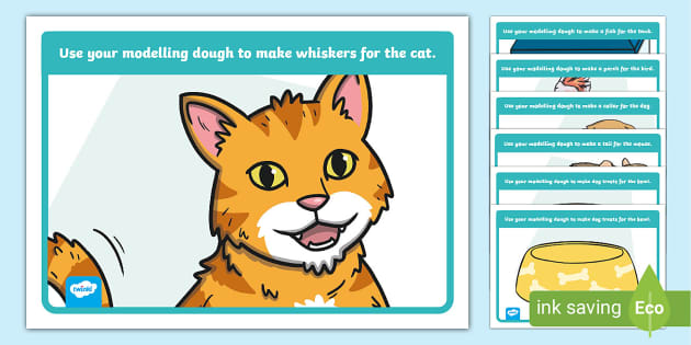 Pets Playdough Mats (teacher made) - Twinkl