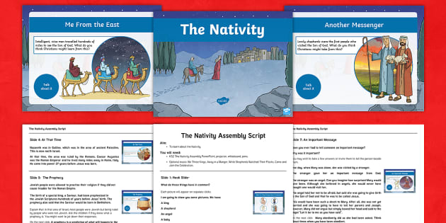KS2 The Nativity Assembly Pack (teacher made) - Twinkl