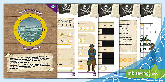 Pirates Escape Room Game (teacher made)