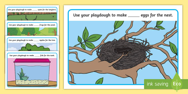 FREE! - Editable Counting Playdough Mats (teacher made)