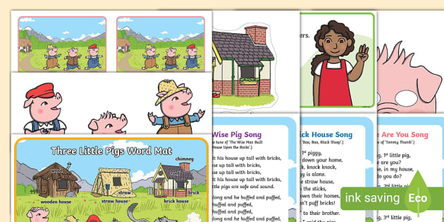 The Three Little Pigs Story Sack Resource Pack - Twinkl