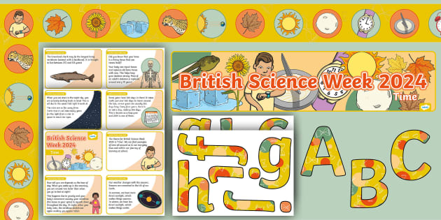 KS1 British Science Week 2024 (Time) Display Pack - Twinkl
