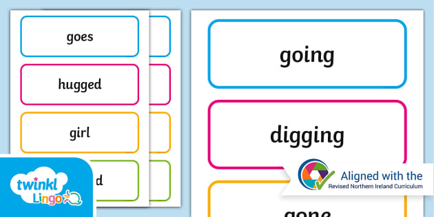 Linguistic Phonics Stage 5/6 Phase 3a 'g/gh' Sound Word Cards