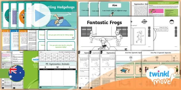 Move PE Year 1 Gymnastics: Animals Unit Pack | Australia
