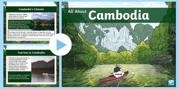 LKS2 All About Cambodia PowerPoint (teacher made) - Twinkl
