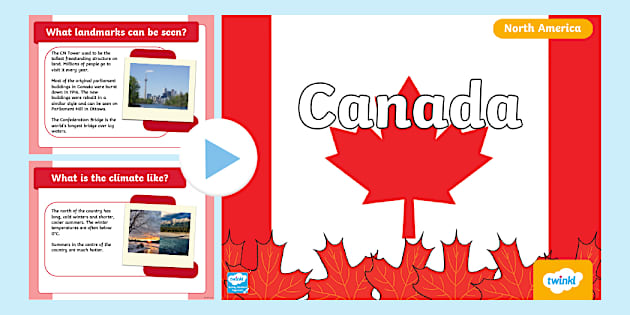 KS1 Canada Information PowerPoint (teacher made) - Twinkl