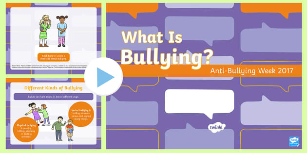 Anti-Bullying Week 2017 Early Level PowerPoint