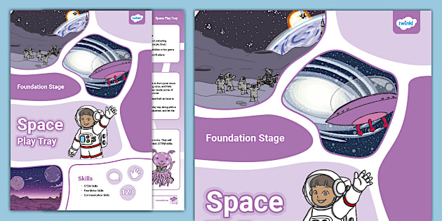 Northern Ireland Kindergarten Foundation Stage Play Tray: Space
