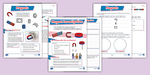 Types of Magnets and their Strengths Investigation Pack