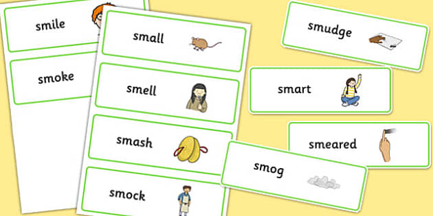 SM Word Cards (teacher made)