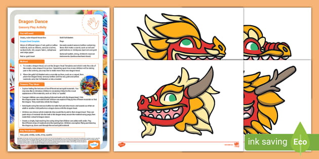 Dragon Dance Sensory Play Activity | Twinkl (teacher made)