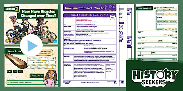 KS1 History Seekers: Travel & Transport Lesson 2