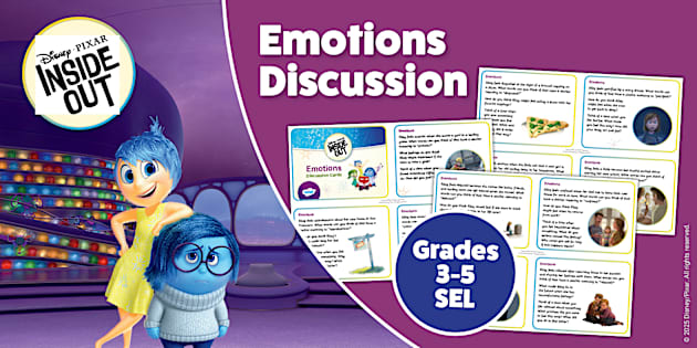Inside Out: Emotions SEL Discussion Cards