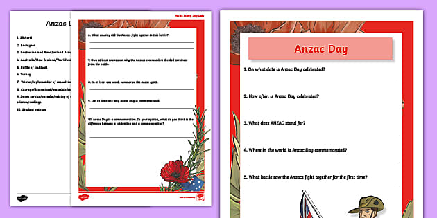 Crash Course Podcast Anzac Day Quiz (Teacher-Made) - Twinkl