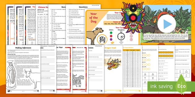 Chinese New Year 5-6 Resource Pack (teacher made) - Twinkl