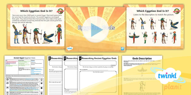History: Ancient Egypt: Egyptian Gods LKS2 Lesson Pack 6