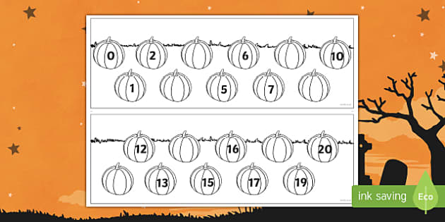 Halloween Themed Missing Numbers To 20 Worksheet Worksheet halloween-themed-missing-numbers-to-20-worksheet-worksheet