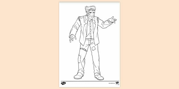 Zombie Colouring | Colouring Sheets - Twinkl