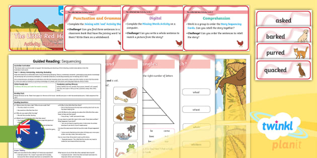 Year 1 The Little Red Hen Guided Reading Session 2