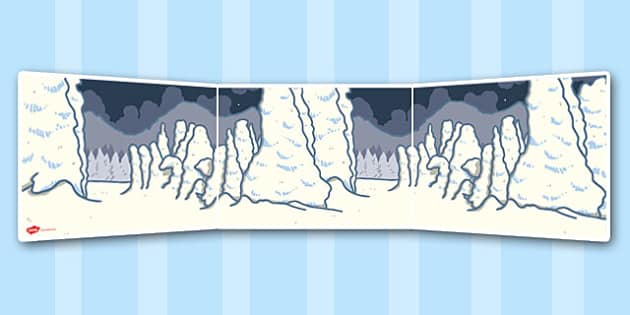 The Mitten Small World Background - Twinkl