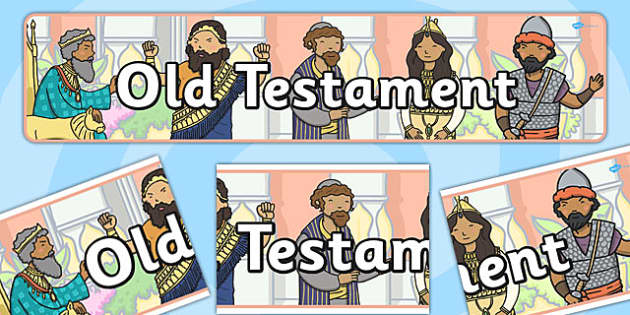 Old Testament Display Banner (teacher made) - Twinkl
