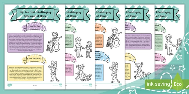 Top Ten Tips: Challenging Behaviour at Home - Twinkl