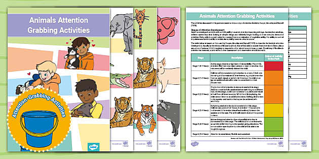 Animals Attention-Grabbing Activities | Twinkl - Twinkl
