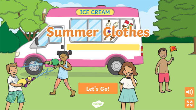 Summer Clothes Word Search
