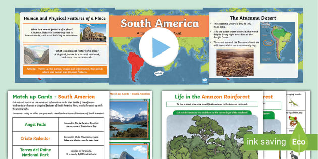 Introduction to South America Lesson Pack - Primary Resource