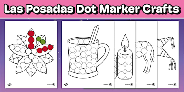 Las Posadas Dot Marker Crafts