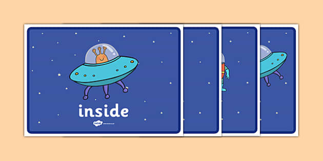 Alien Positional Language Display Posters (teacher made)
