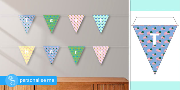 Cute Dinosaur Bunting | Twinkl Party (teacher made) - Twinkl