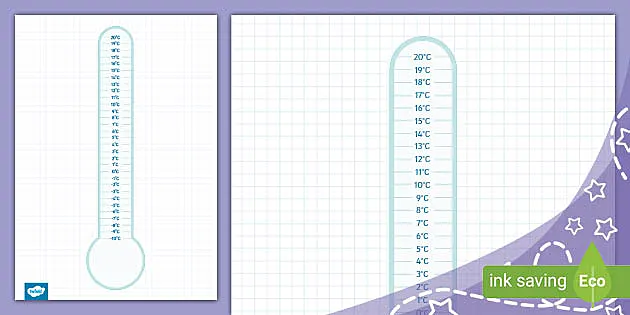 Thermometer Chart Template