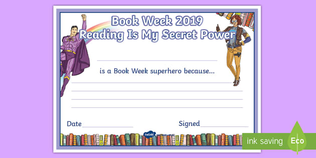 CBCA Book Week 2019 Certificates (teacher made) - Twinkl