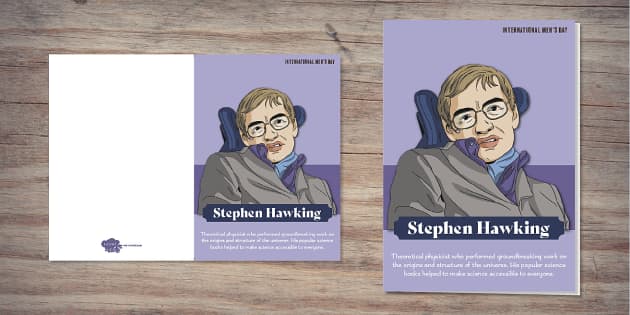 Stephen Hawking Card | Twinkl Party (Hecho por educadores)