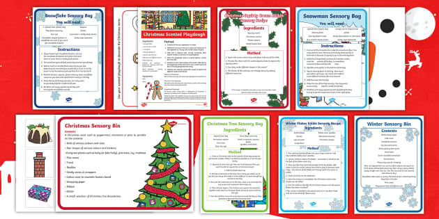 Christmas Sensory Activity Pack (Teacher-Made) - Twinkl