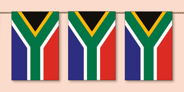South Africa Flag Bunting | Resources