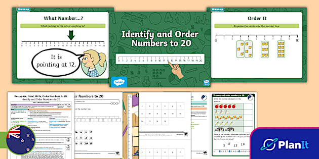 Phase 1 Identify and Order Numbers to 20 Lesson 6 - Twinkl