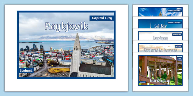 Iceland Display Photo Pack - Geography (teacher made)