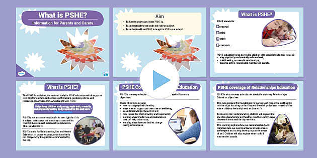 PSHE KS1 Parent and Carer Workshop (teacher made) - Twinkl