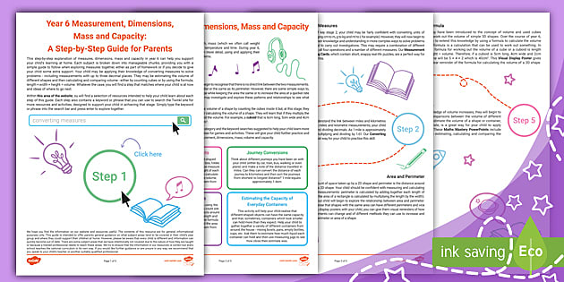 👉 Year 6 Measurement, Dimensions, Mass and Capacity: A Step-by-Step ...