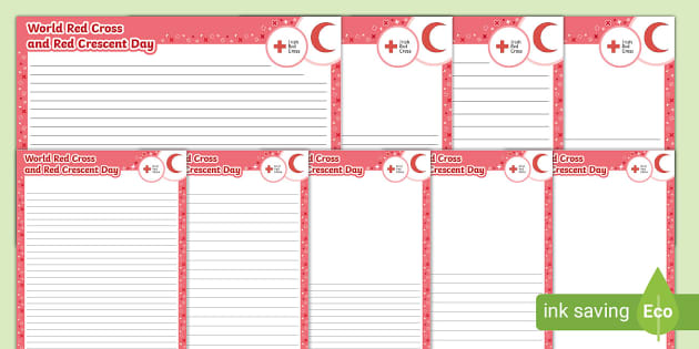 World Red Cross and Red Crescent Day Page Borders - Twinkl