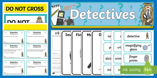 Detective Role Play Pack | Detective Resources - Twinkl