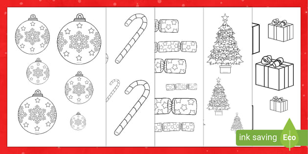 Size Ordering Colouring Sheets | Christmas Resources