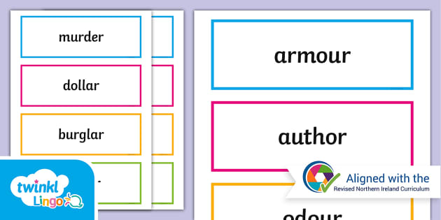 Linguistic Phonics Stage 5/6 Phase 4b 'er' Sound Word Cards