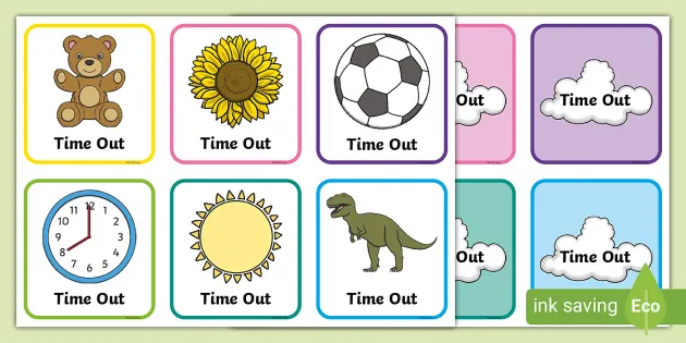Time Out Signs For Classroom