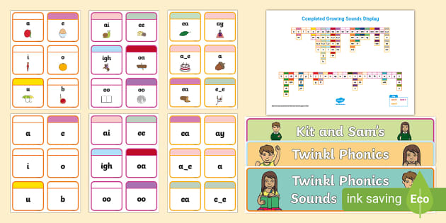 Level 5 Growing Sounds Display Pack (teacher made) - Twinkl