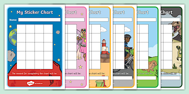 👉 Printable Sticker Charts - KS1- Teacher resource